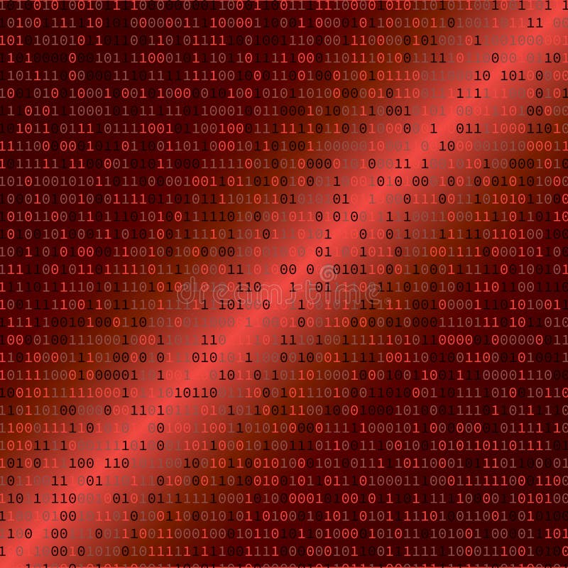 Binary Code. Internet Security Concept. Stock Vector - Illustration of ...