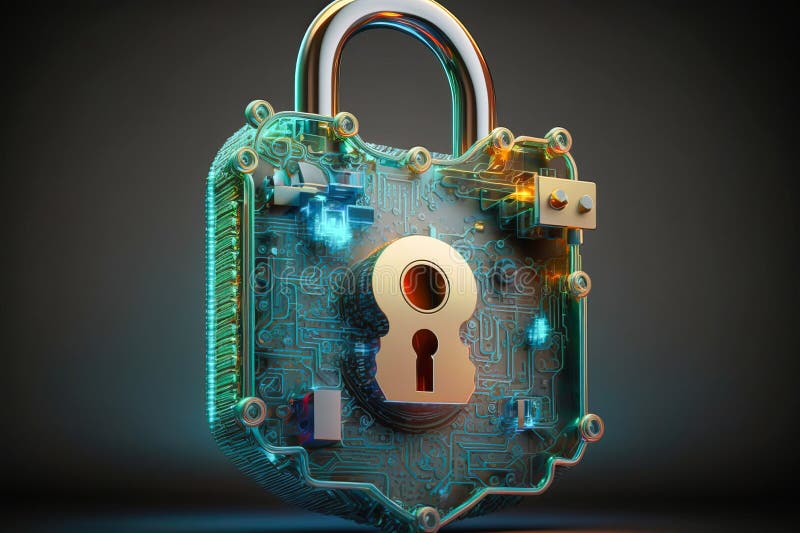 Cloud Computing Security Protecting Data In The Digital Age Ai Generated Stock Illustration