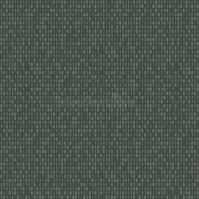 Binary Code Computer Texture Stock Vector - Illustration of concept ...