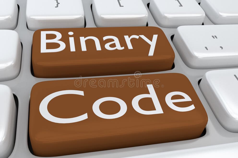 Binary Code concept stock illustration. Illustration of backdrop - 94653567
