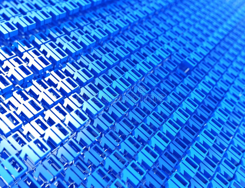 Binary code concept stock illustration. Illustration of html - 64123291