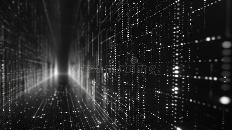 Binary Code The Concept Of Programming And Software Development 3d Rendering Aig535 Stock