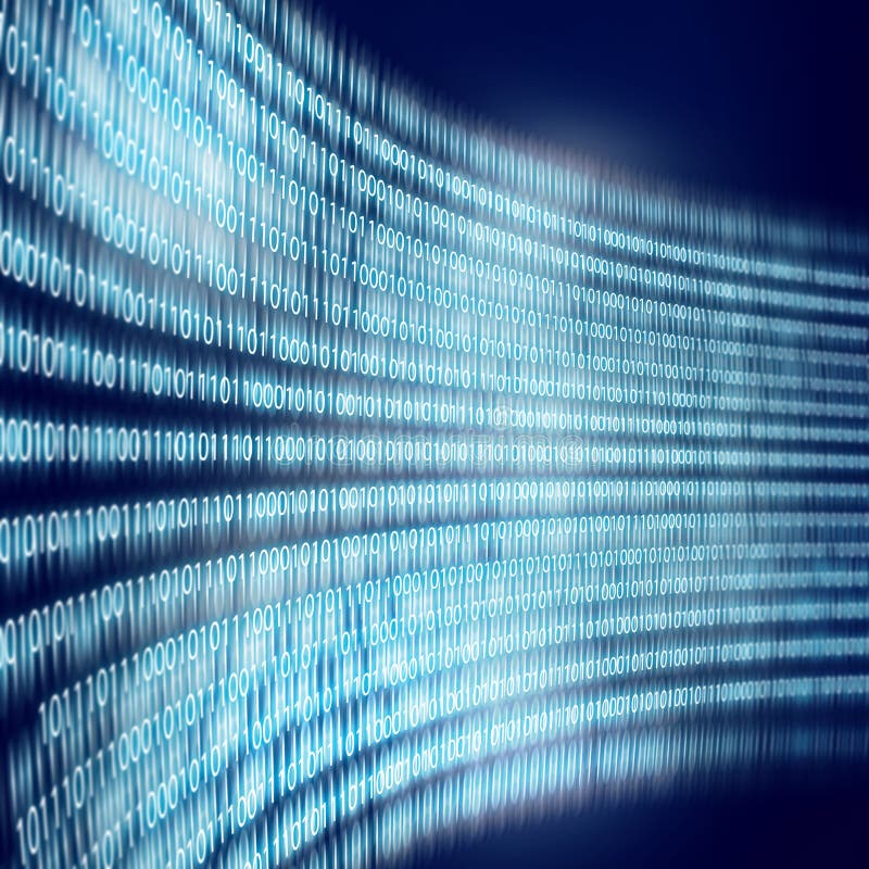 Binary code stock photo. Image of technology, binary - 50622640