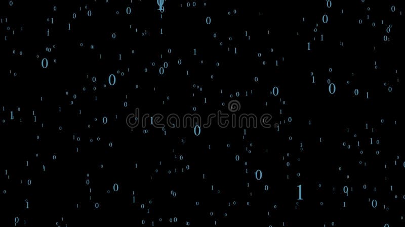 Binary Code Data Digital Technology And Interconnected Neural Network Binary Code Processing On