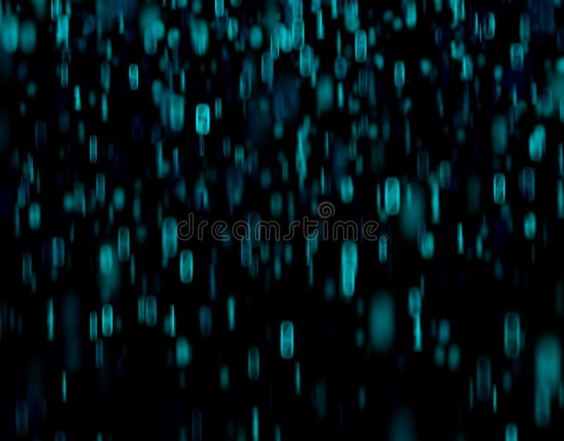 Binary Code and Data Transmission, Internet Digital Interaction, Data ...