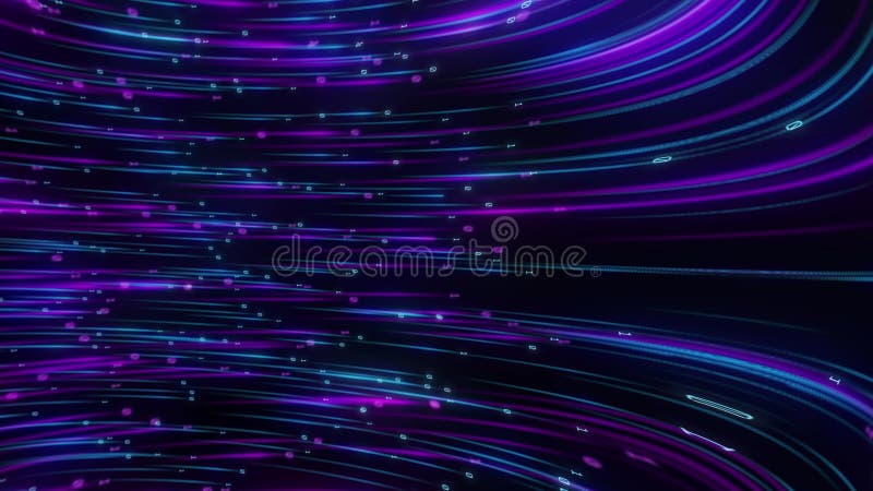 Binary Code Digital Information Technology Background Seamless Loop Stock Footage - Video of ...