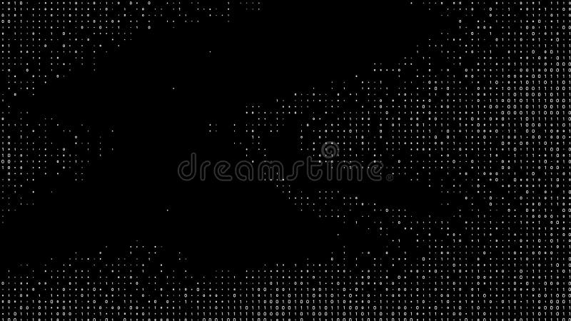 Binary Code Digital Matrix Animation Stock Footage - Video of ...