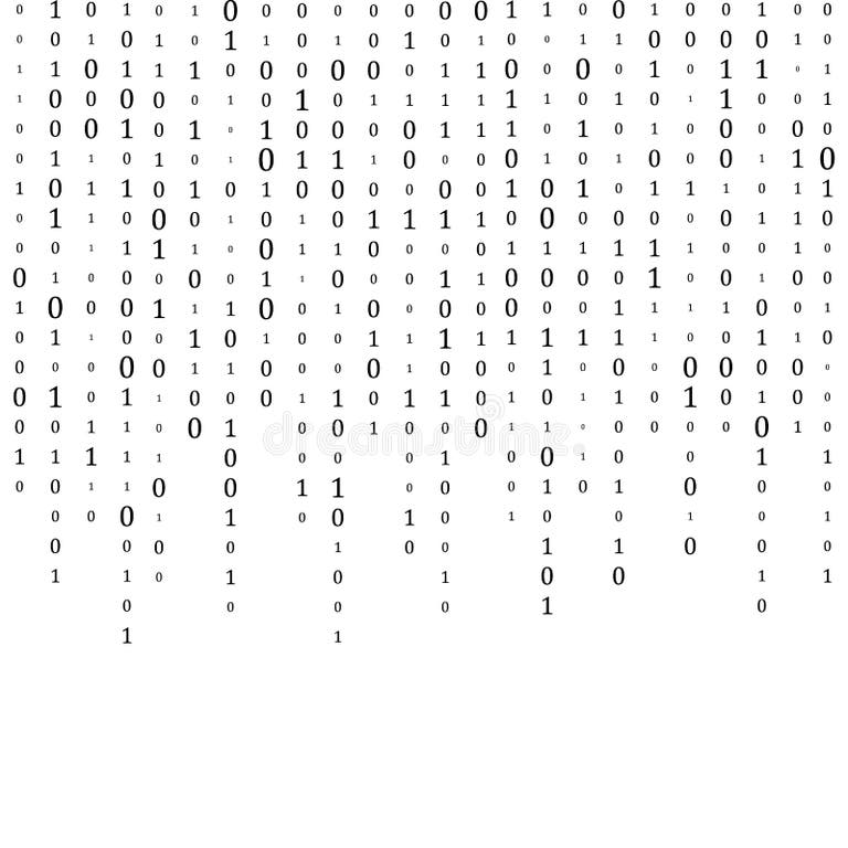Abstract Matrix Background. Binary Computer Code. Coding. Hacker Concept. Vector Background ...