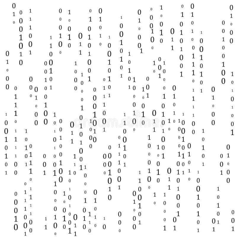 Abstract Matrix Background Binary Computer Code Coding Hacker Concept Vector Background 0897