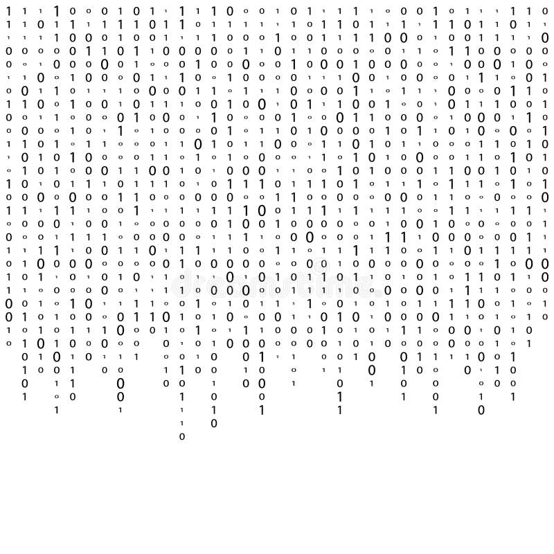 Abstract Matrix Background Binary Computer Code Coding Hacker