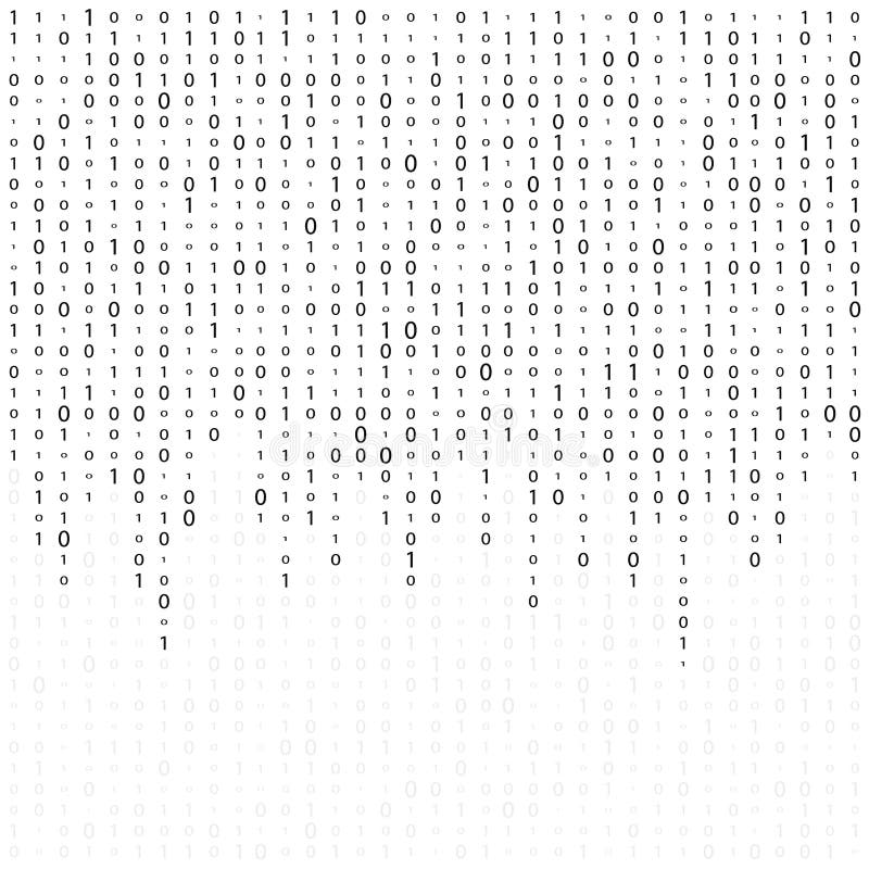 Abstract Matrix Background Binary Computer Code Coding Hacker