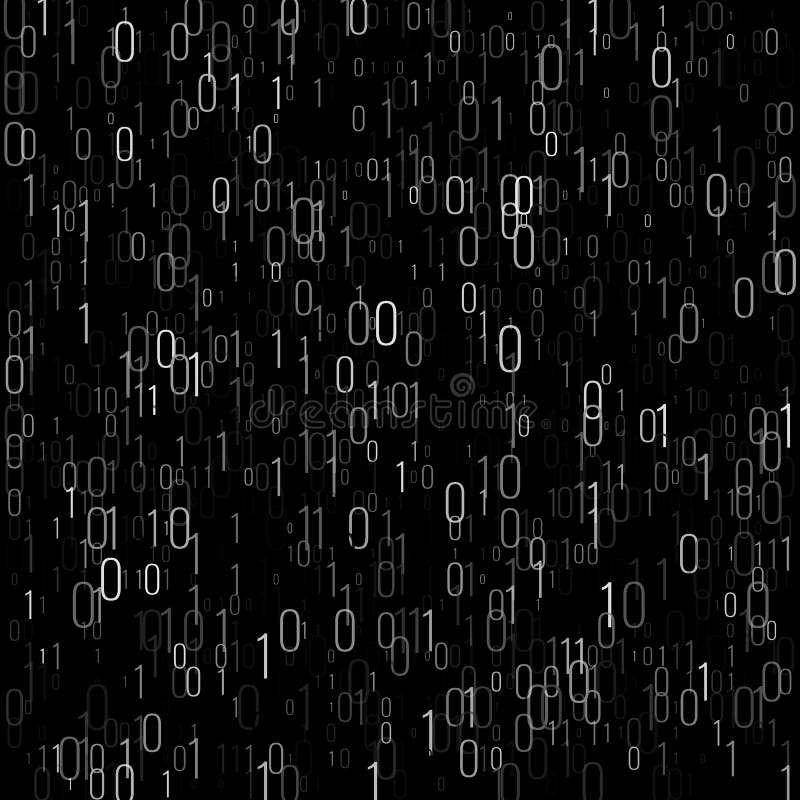 Binary Code Digital Technology Background Computer Data By 0 And 1 Algorithm Binary Data Code