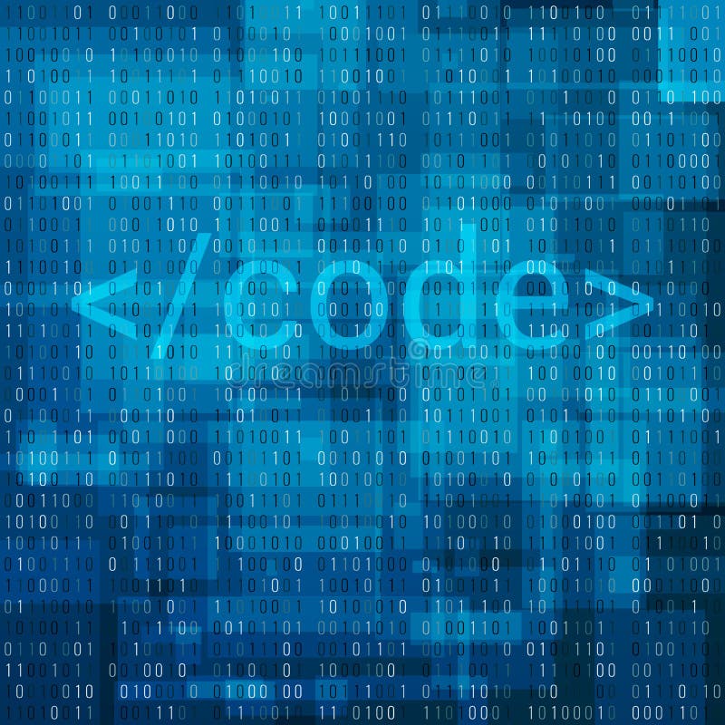Binary Code Digital Technology Background Computer Data By 0 And 1 Algorithm Binary Data Code