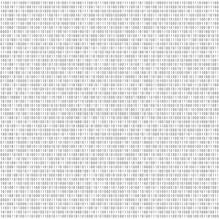 Binary Code Digital Technology Background. Computer Data by 0 and 1. Algorithm Binary Data Code ...