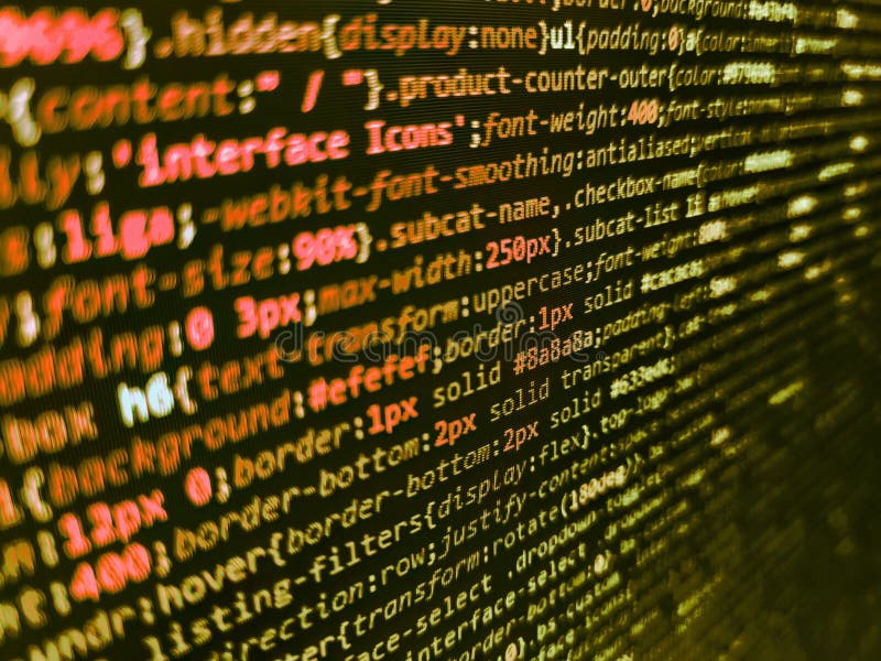 Binary Code Digital Technology Background Programmer Typing New Lines