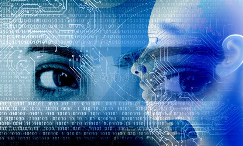 Binary Code Eye Background, Artificial Intelligence Digital Eye ... Binary Code Eye Background, Artificial Intelligence Digital Eye ...