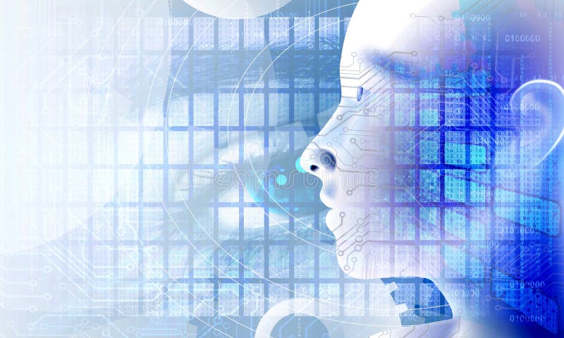 Binary Code Eye Background, Artificial Intelligence Digital Eye ...