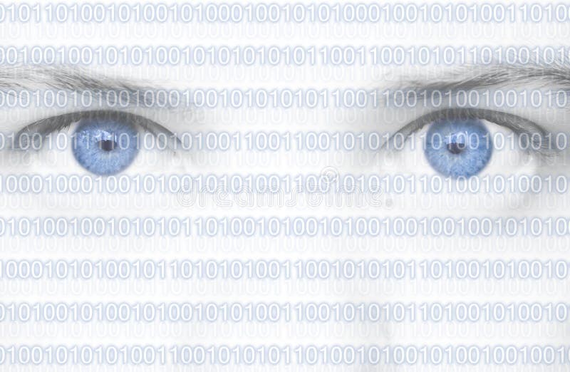 Binary Code Eyes stock image. Image of eyes, beauty, eyelash - 16828421