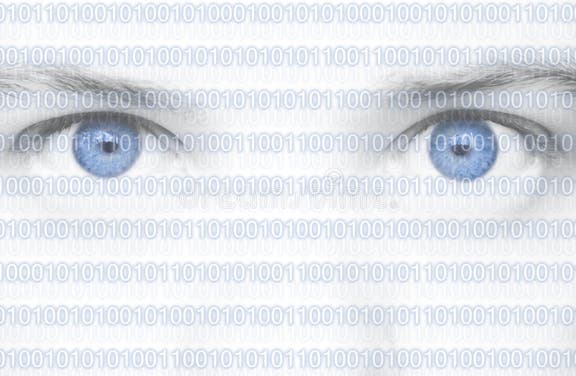 Binary Code Eyes stock image. Image of eyes, beauty, eyelash - 16828421