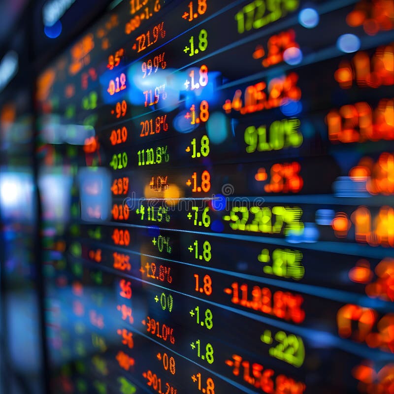 Binary Code and Forex Trading. Stock Illustration - Illustration of ...