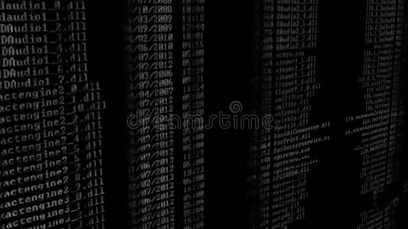 Binary Code in the Future. Modern Technology Hex Code Concept Stock Footage - Video of concept ...