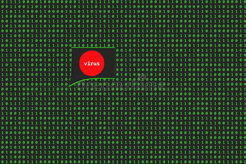 Binary Code Green Numbers Dark Screen Matrix On The Background Binary Programming Code Stock