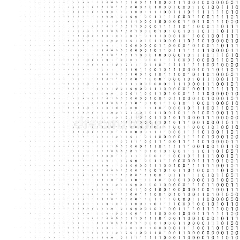 Binary Code Halftone Background Zero And One Abstract Symbols Coding Programming Concept 8767