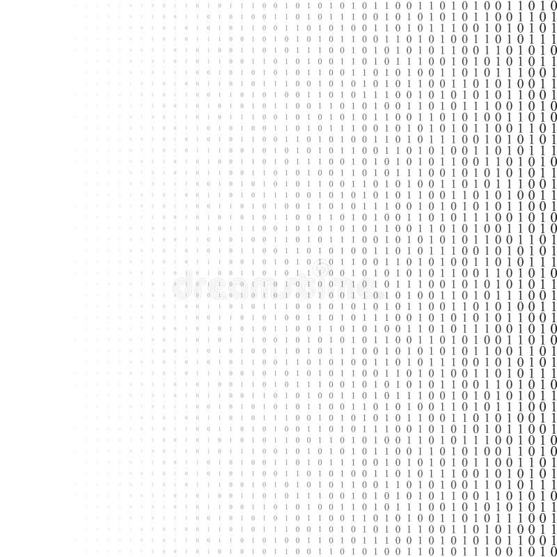 Binary Code Halftone Texture. Stock Illustration - Illustration of binary, graphic: 90207211