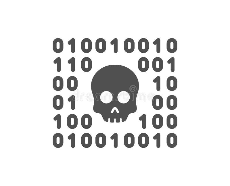Binary Code Skull Skeleton Stock Illustrations – 16 Binary Code Skull ...