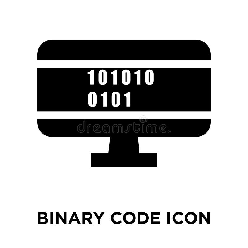 Binary Code Icon Vector Isolated on White Background, Logo Concept of ... Binary Code Icon Vector Isolated on White Background, Logo Concept of ...