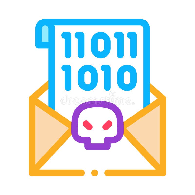 Binary Code Icon Vector Outline Illustration Stock Vector ... Binary Code Icon Vector Outline Illustration Stock Vector ...