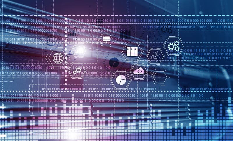Binary Code. ICT - Information and Telecommunication Technology and IOT ...