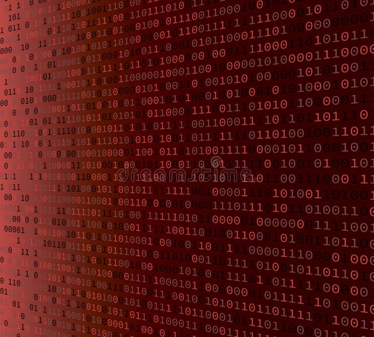 Binary Code. Internet Security Concept. Stock Vector - Illustration of ...