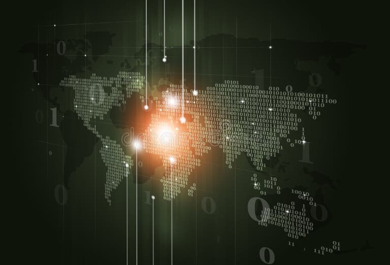 Binary Code World Map Stock Illustrations – 6,994 Binary Code World Map Stock Illustrations ...