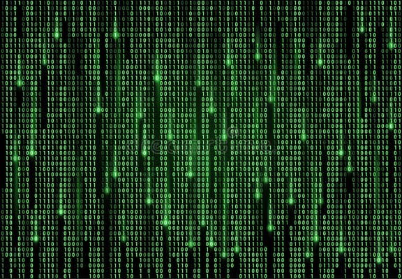 Matrix Numbers Vector Digital Stream Stock Illustrations 1273 Matrix 