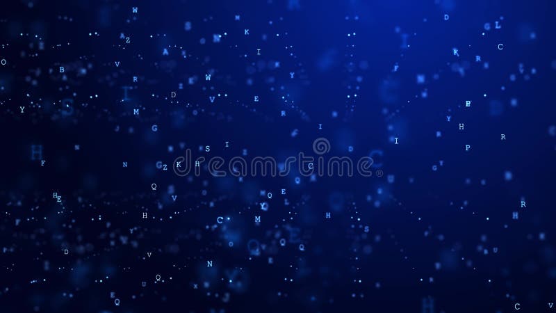 Binary Code Matrix Background With Numbers Moving Loop Backgrounds