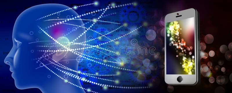 Binary Code Mobile Background, Artificial Intelligence Digital Eye ... Binary Code Mobile Background, Artificial Intelligence Digital Eye ...