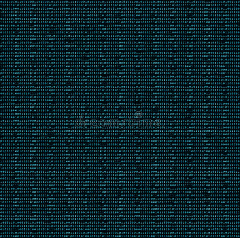 01 Or Binary Code Number Seamless Pattern Texture On The Compute Stock