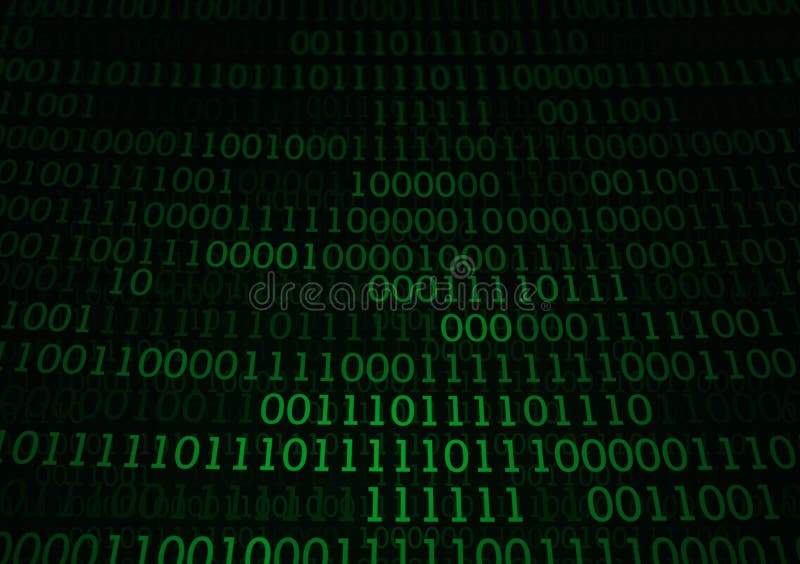 Binary Code Numbers for Computer Background Stock Photo - Image of ...