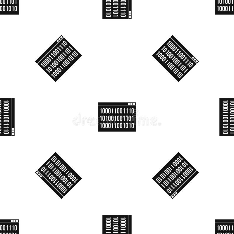 Binary Code On Screen Icon Cartoon Style Stock Vector Illustration Of Mathematical Cartoon