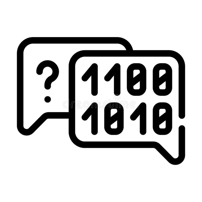 Binary Code Question Mark Stock Illustrations – 55 Binary Code Question ...