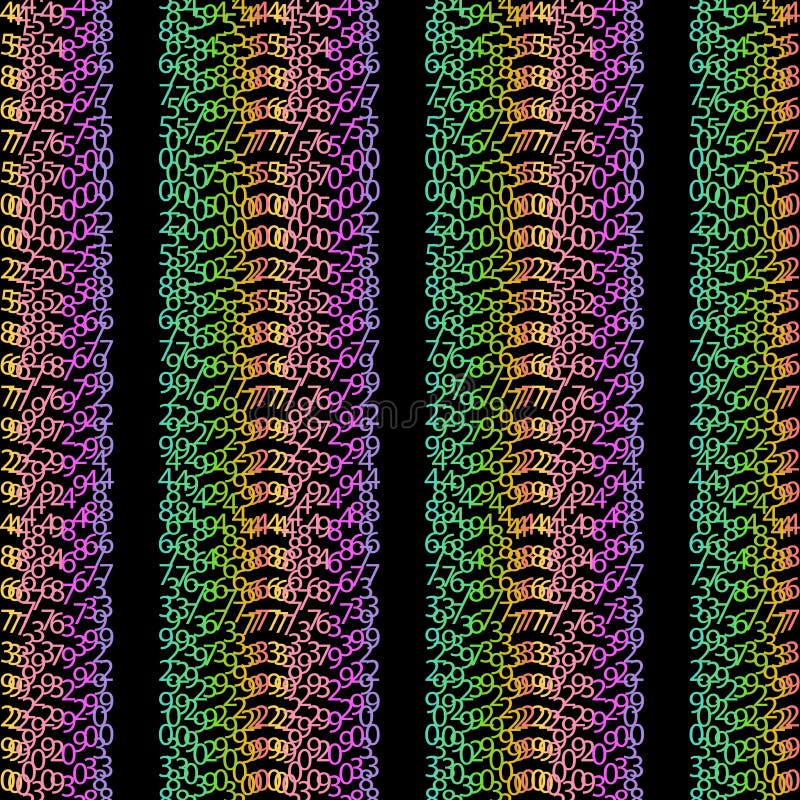 Digital Algorithm Background Stock Illustration - Illustration of ...