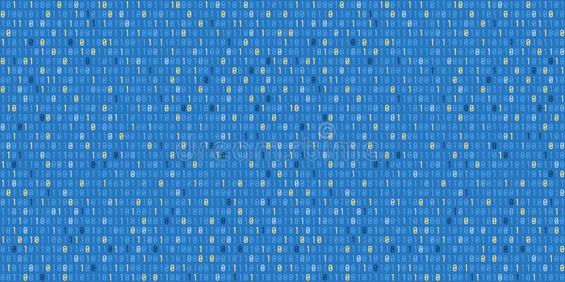 Binary Code Cyber Background Stock Vector Illustration Of Texture