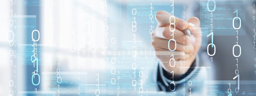 Binary Code and Software Programming Visualization with Interactive ...