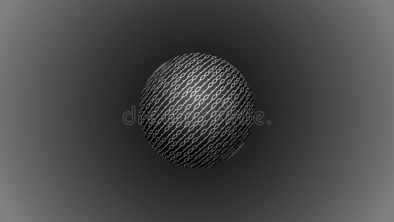 Binary code on a sphere stock vector. Illustration of program - 160603756