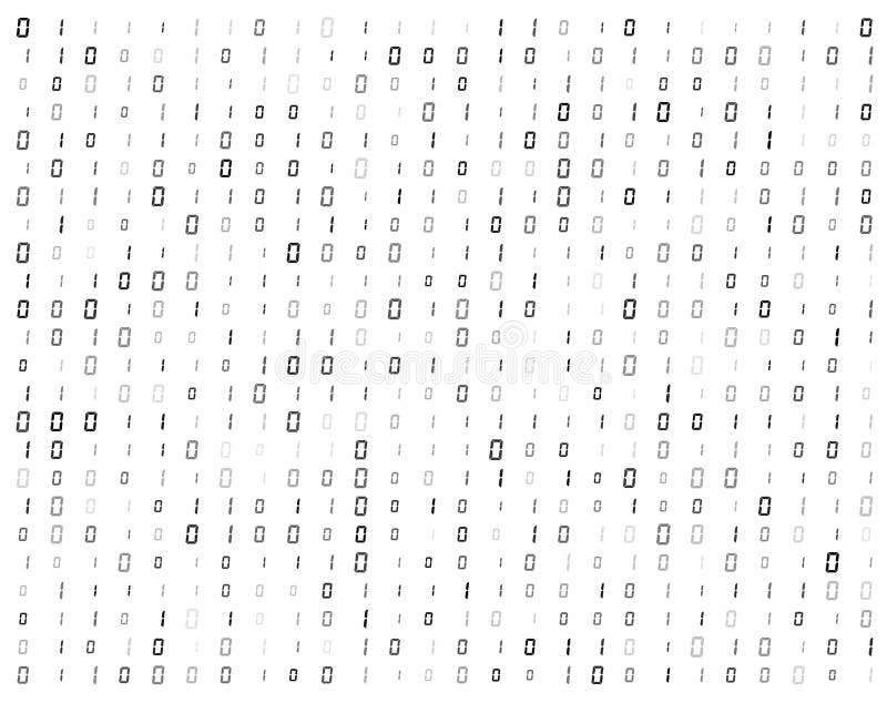 Binary Code Stream Background Data Vector Design Stock Vector - Illustration of pattern, stream ...