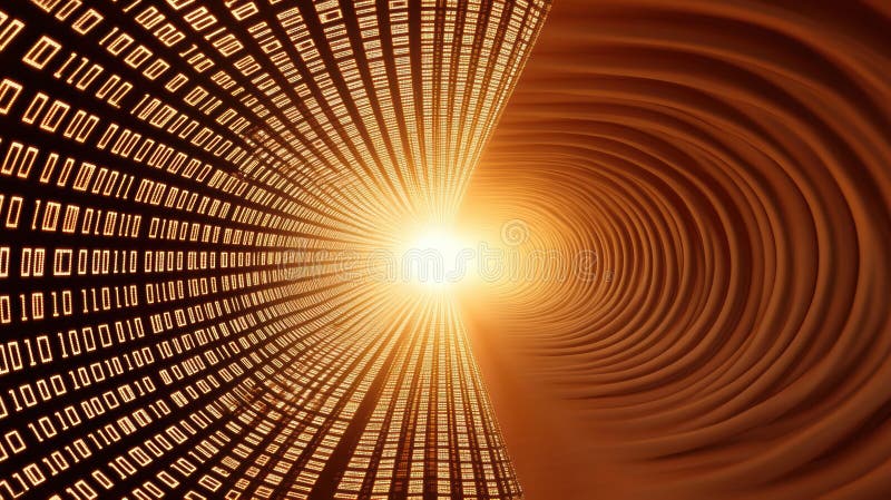 Binary Code Tunnel Technological Advancement Stock Photos - Free & Royalty-Free Stock Photos ...
