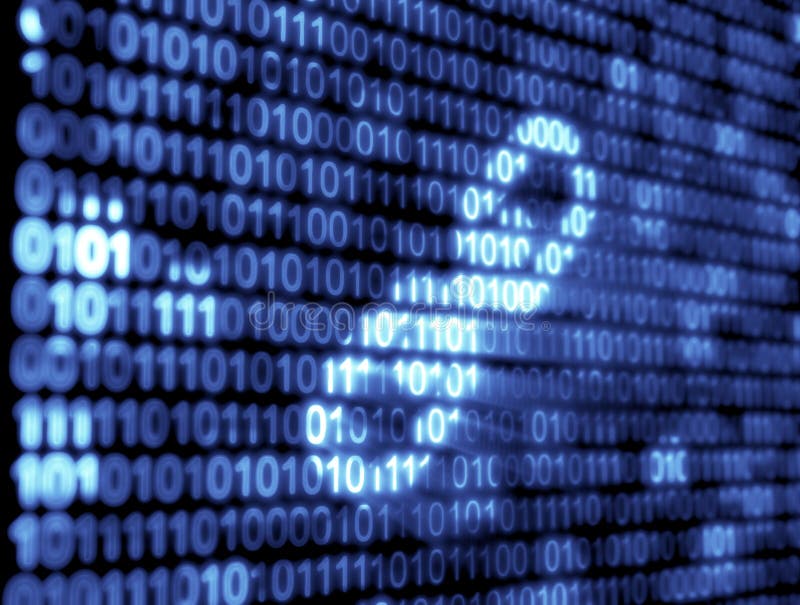 Binary Code Technology stock illustration. Illustration of abstract ...