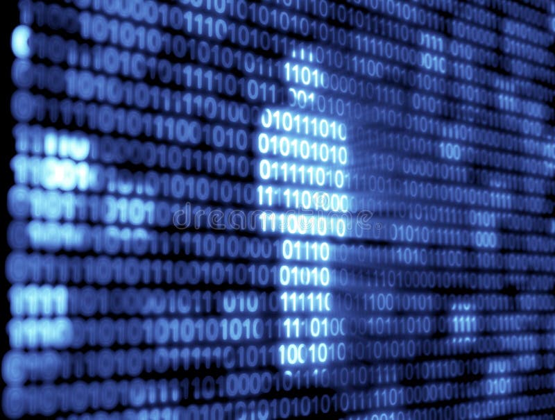 Binary Code Technology stock illustration. Illustration of shape - 45229169