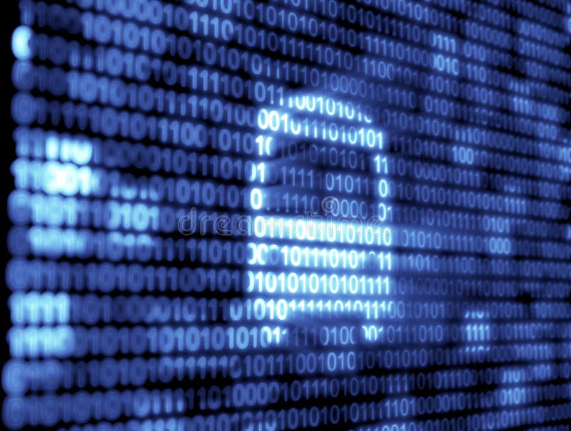 Binary Code Technology stock illustration. Illustration of icon - 45229303